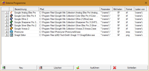Externe Programme in FixFoto einbinden › FixFoto-Tipps