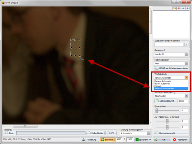 RAWs optimal entwickeln › FixFoto-Tipps