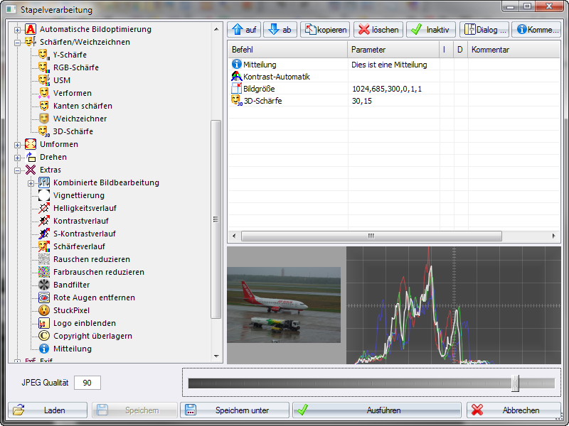 Stapelverarbeitung Version 3.30 Beta › FixFoto-Tipps